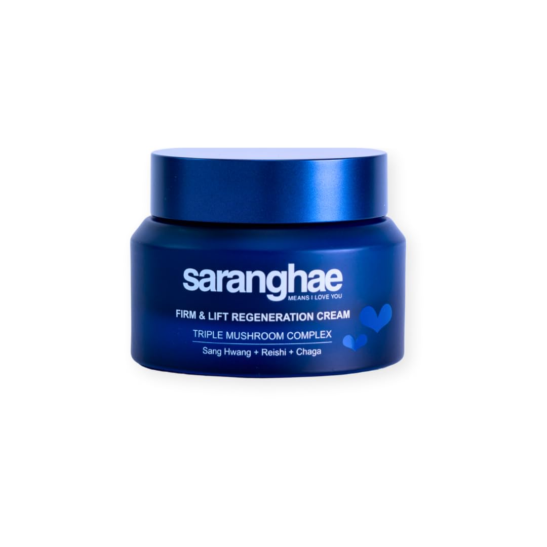 Saranghae Hydrating Moisturizer Face Cream for Soft, Smooth Skin, Face Moisturizer for Dry Skin, with Hyaluronic Acid & 12 Anti-Aging Skin Care Botanicals for Cellular Regeneration - 2.11 oz