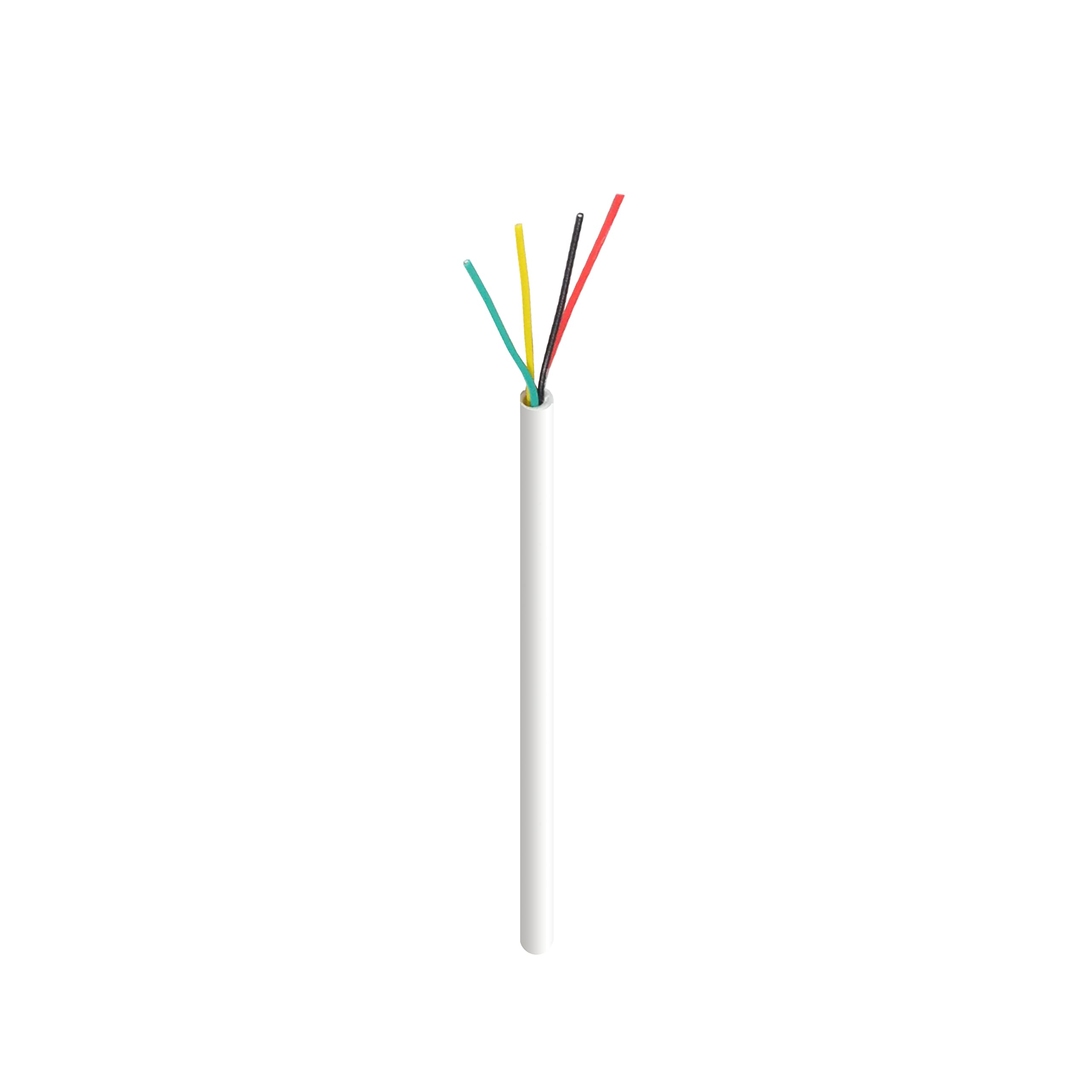 LOGICO Security Burglar Alarm 18/4 Control Cable 500FT Stranded White 500' Speaker Wire