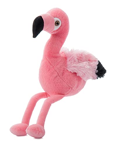 The Petting Zoo Flamingo Stuffed Animal, Gifts for Kids, Wild Onez Zoo Animals, Flamingo Plush Toy 9 inches