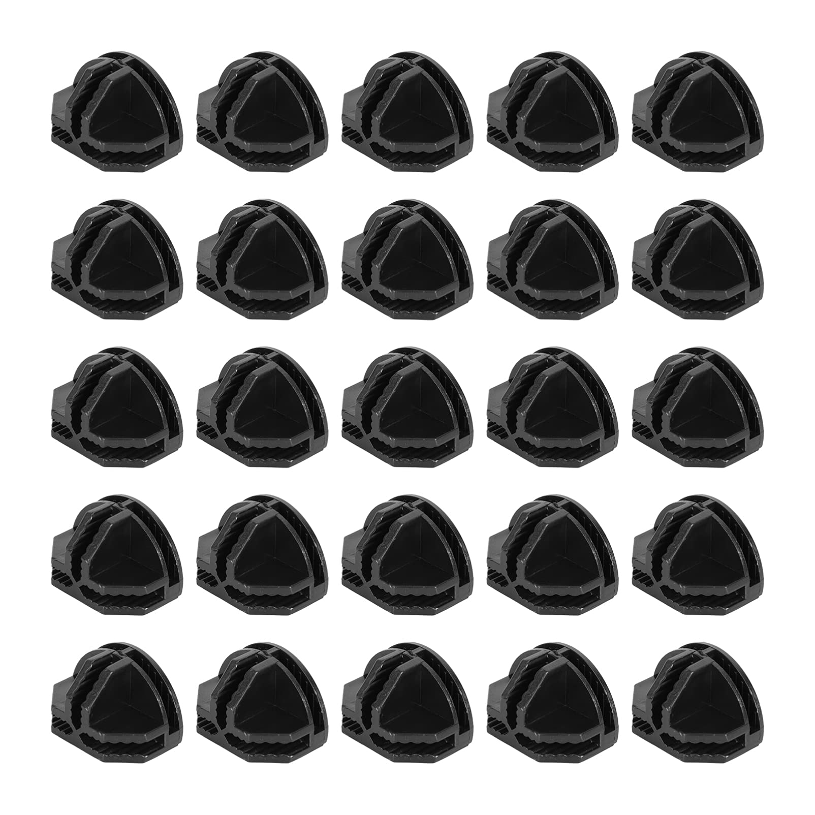 DOITOOL 40pcs Wire Cube Connectors Plastic Connector Wire Grid Cube Organizer Connector for Modular Closet Storage Organizer Wire Shelving 3. 5x2. 3cm