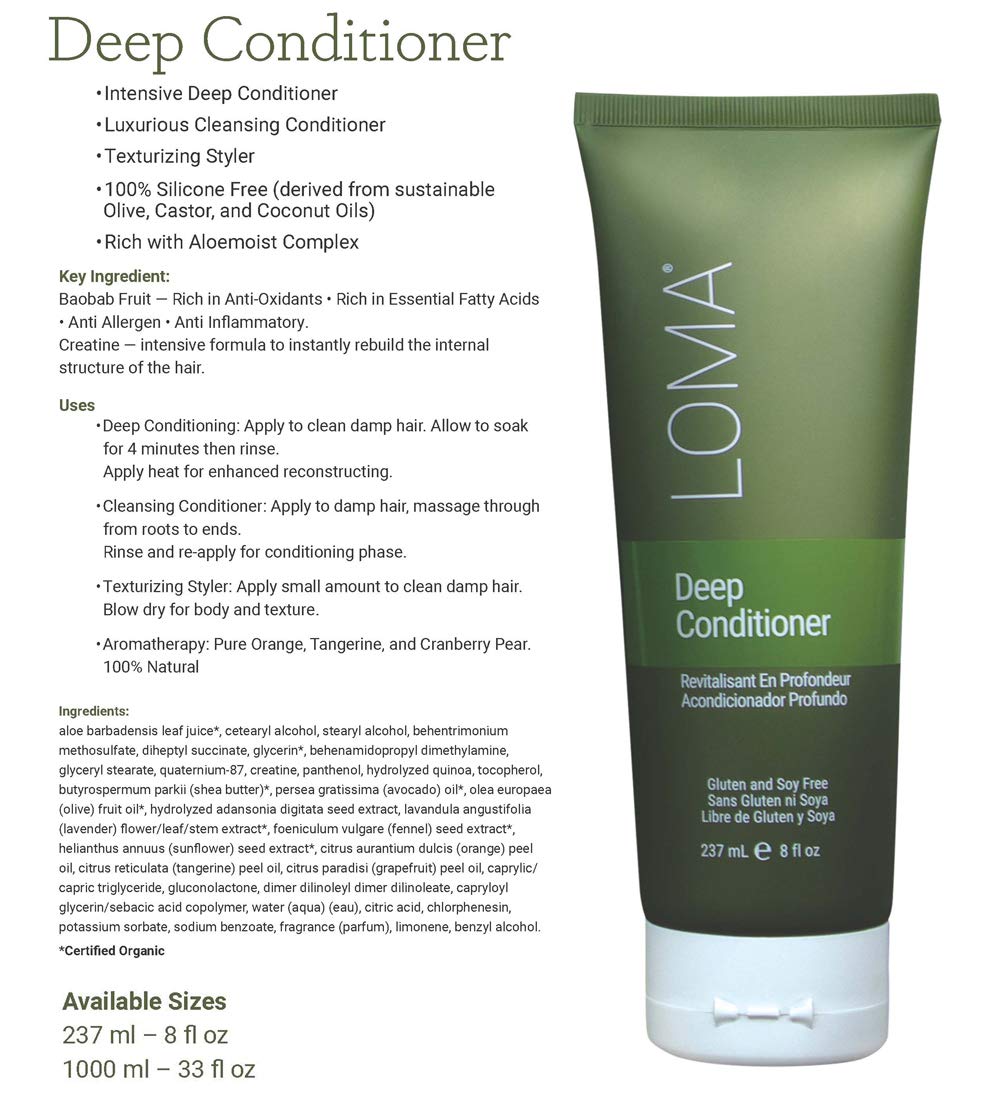 Loma Hair Care Deep Conditioner 33 Fl Oz
