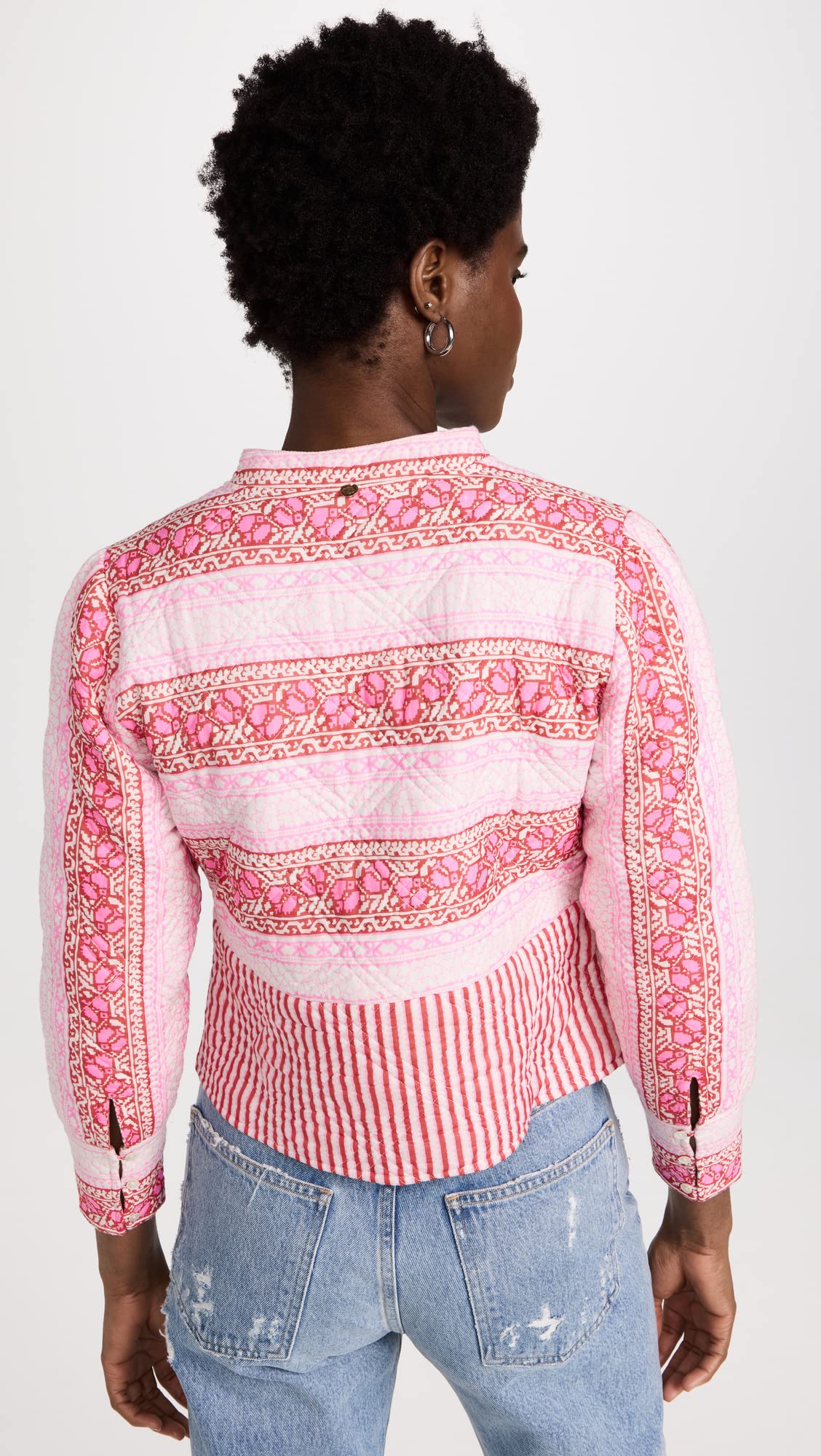 Antik Batik Women's Amelie Jacket, Pink, XS