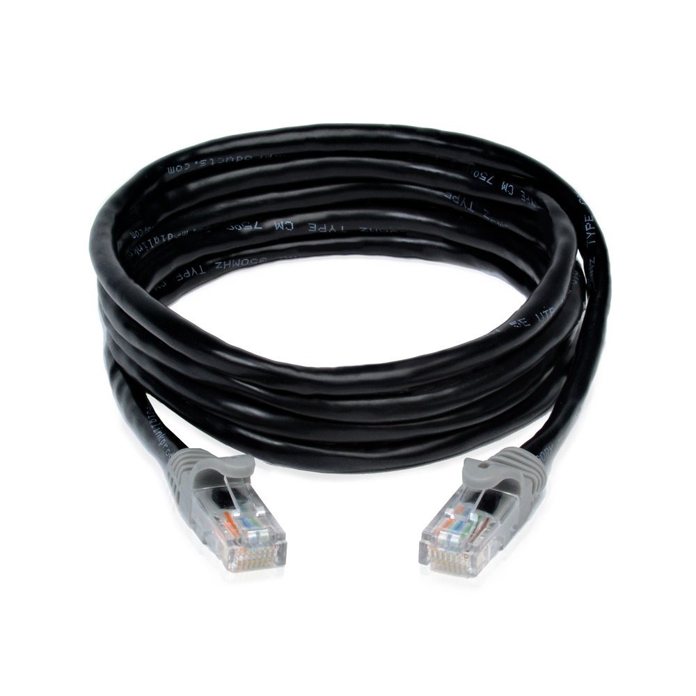Mediabridge CAT6 Ethernet Patch Cable (25 ft) RJ45 Connectors with Gold Plated Contacts (10gbps)