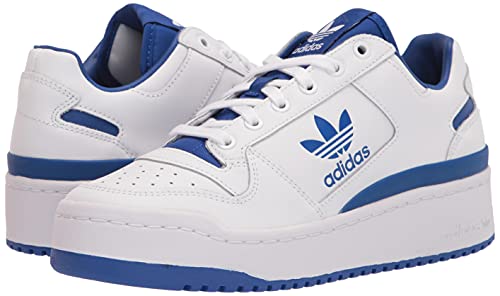 Adidas Originals Women's Forum Bold Sneaker, White/White/Team Royal Blue, 5.5
