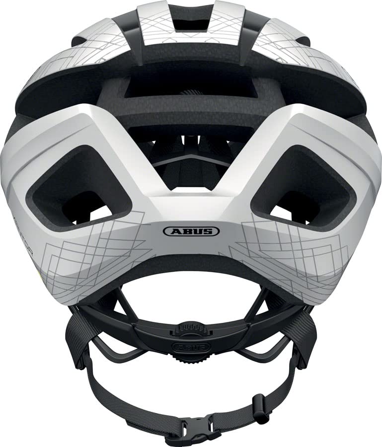 ABUS - Viantor MIPS - Multi Shell Shock Absorbing Material (EPS) Road Bike Helmet with MIPS Impact Protection - Polar White - M