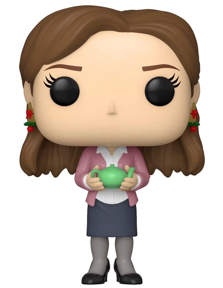 POP The Office - Pam Beesly with Teapot Funko Vinyl Figure (Bundled with Compatible Box Protector Case)