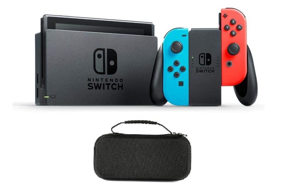 Nintendo Switch� w/ Neon Blue & Neon Red Joy-Con� + Mario Kart� 8 Deluxe (Full Game Download) + 3 Month Nintendo Switch Online Individual Membership (Renewed)