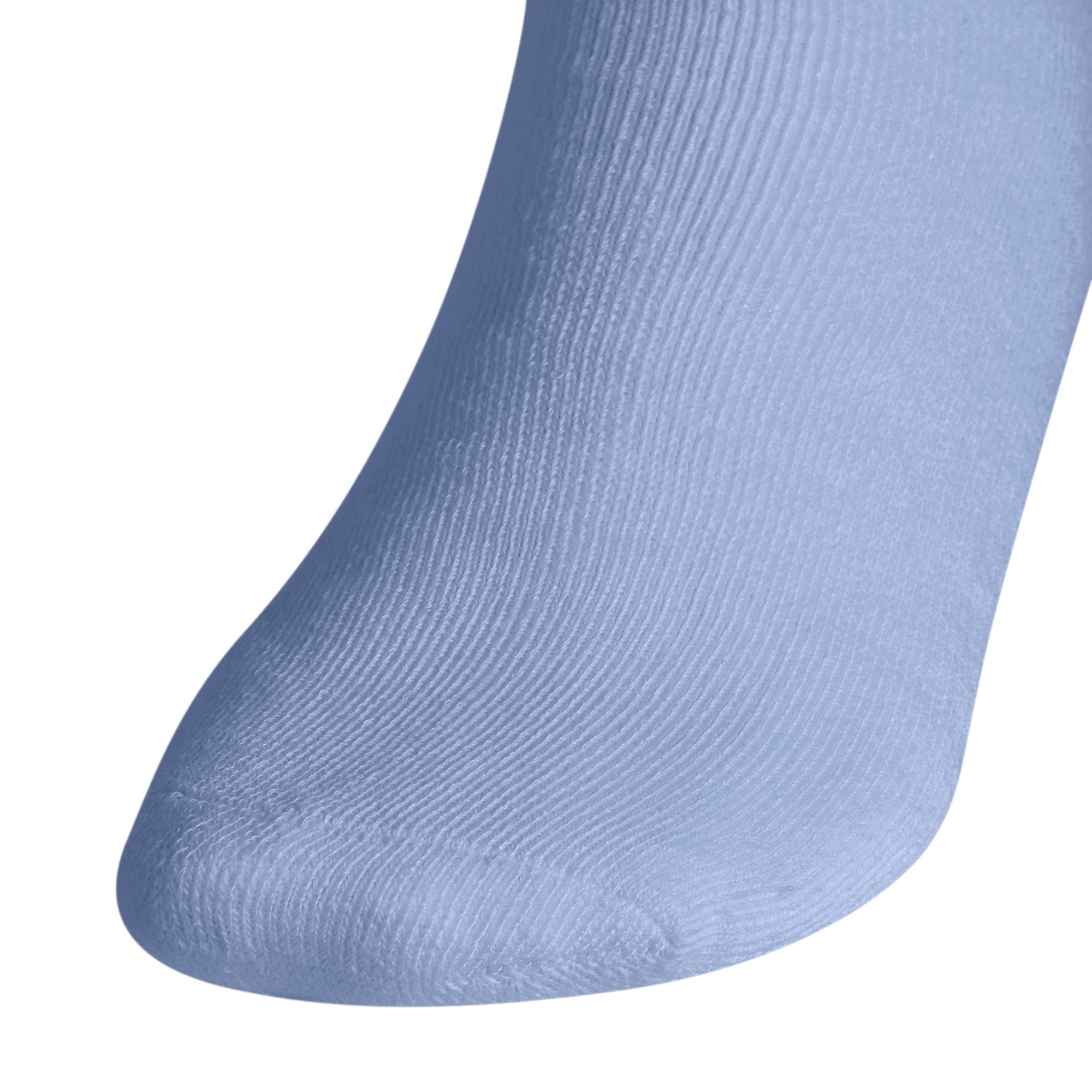adidas Originals Unisex Trefoil (6-pair) Crew Sock, Blue Dawn/Silver Dawn Grey/Silver Green, Medium US