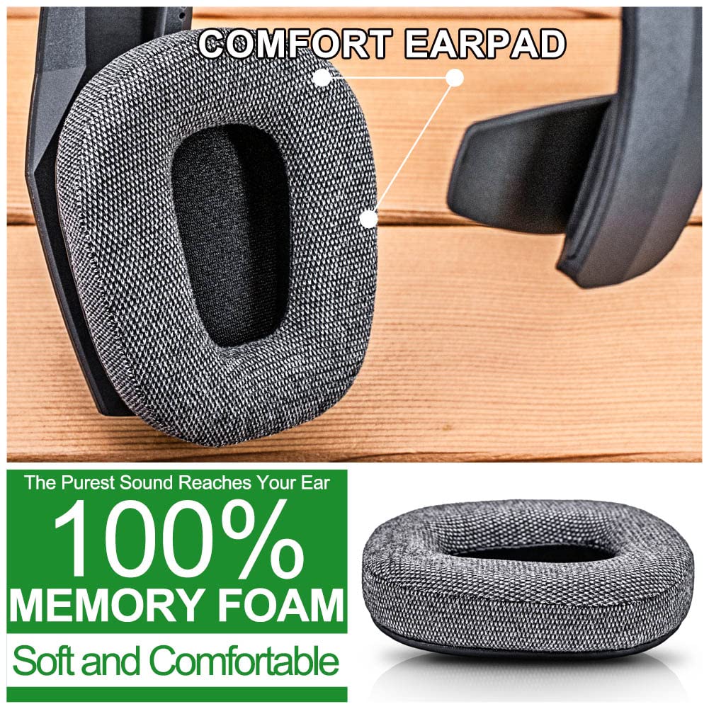 B450-XT B550-XT Kit Replacement Ear Pads Cushions - Compatible with B450 XT / B550 XT Headset I B450-XT/B550-XT Replacement Cushion Kit (Comfortable Gray Fabric)