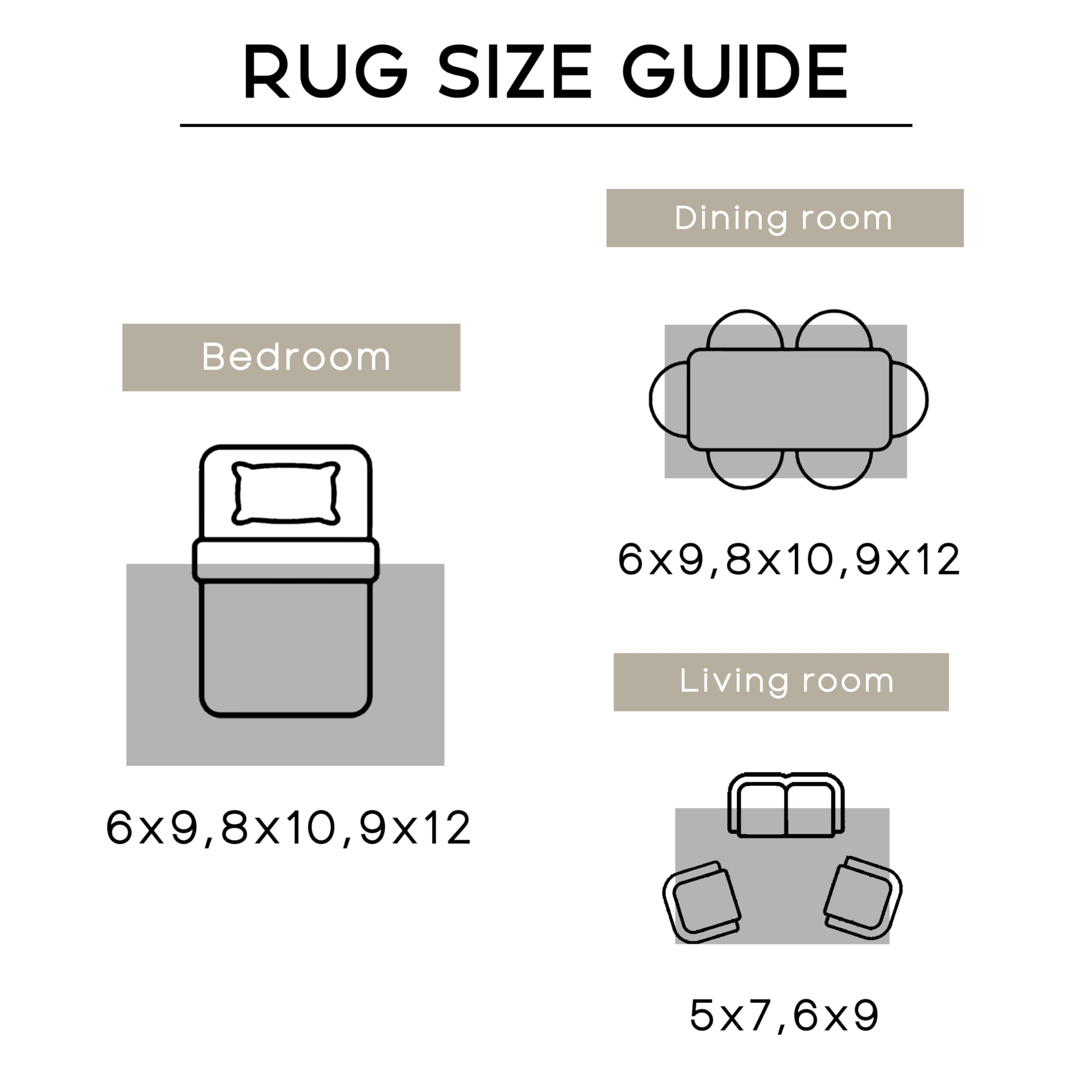 BILEEHOME Brown Rug for Living Room 8x10 Washable Organic Rustic Western Area Rugs for Cabin,Brown and Teal Blue