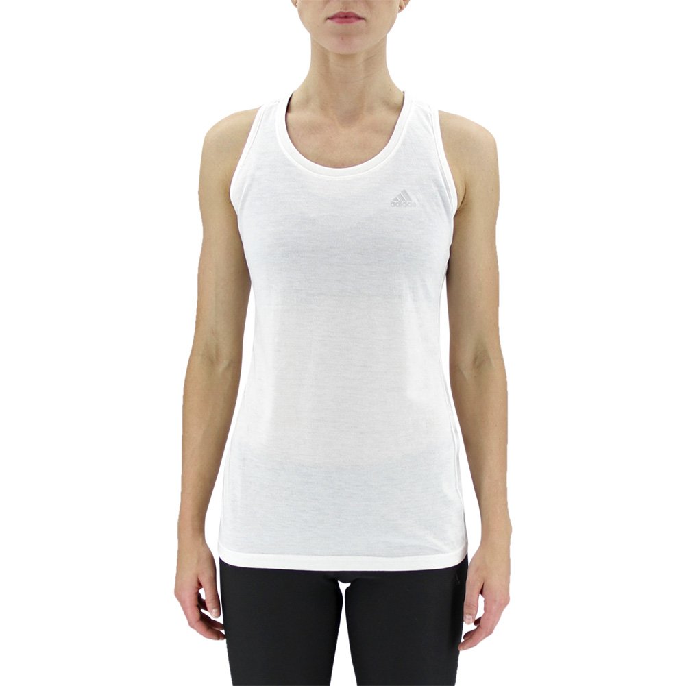 adidas Performance Women's Ultimate Tank Top, White, Large
