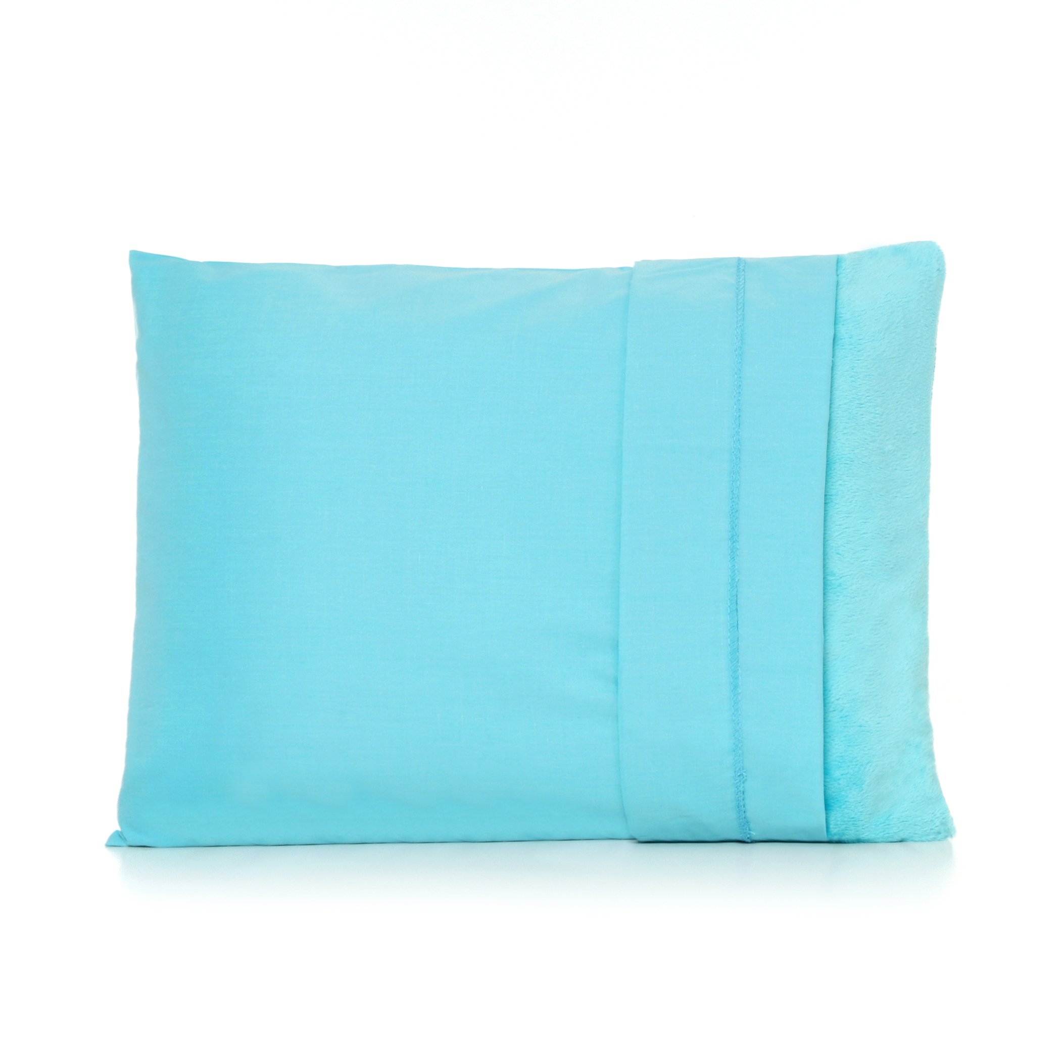 My First Set of Two Toddler Pillow Cases Fits Pillows Sized 12" X 16", Blue