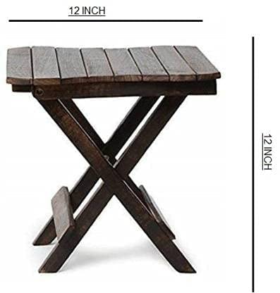 Foldable Wooden Stool cum Table & Chair Set for Kids