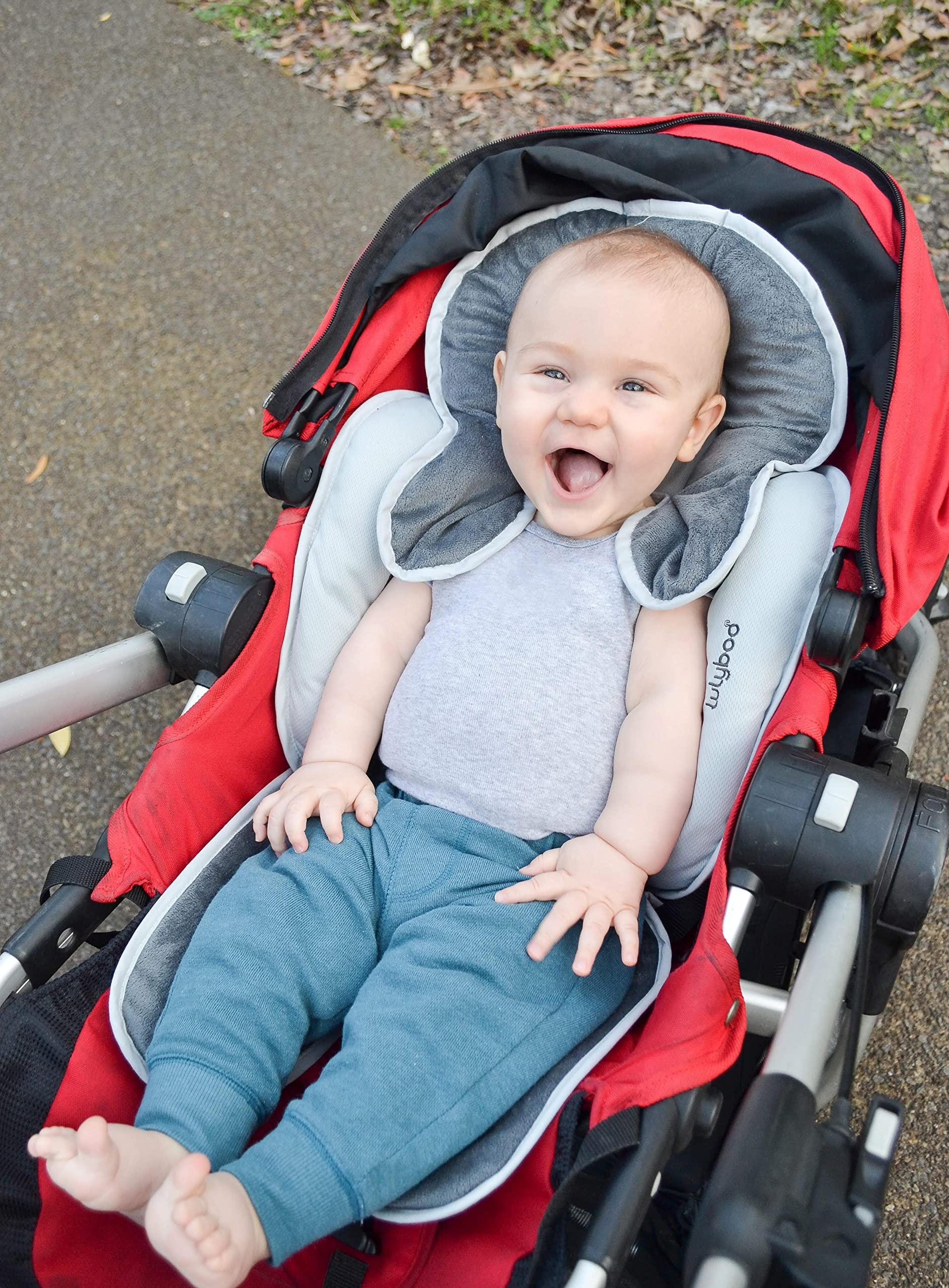Lulyboo Infant to Toddler Head and Body Support, Extra Support and Cushion for Car Seat or Stroller