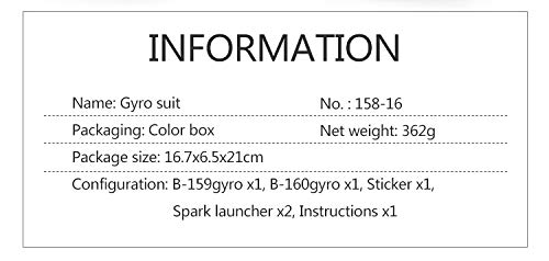 NeschToy Bey Battle Burst Sparking Launchers Left and Right Spin Exclusive Combo Set 2 in 1 Blue