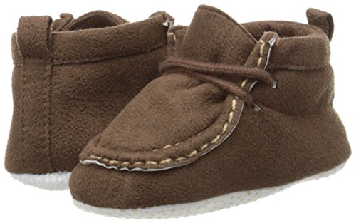 Luvable Friends Unisex Baby Crib Shoes, Brown Wallabee, 0-6 Months
