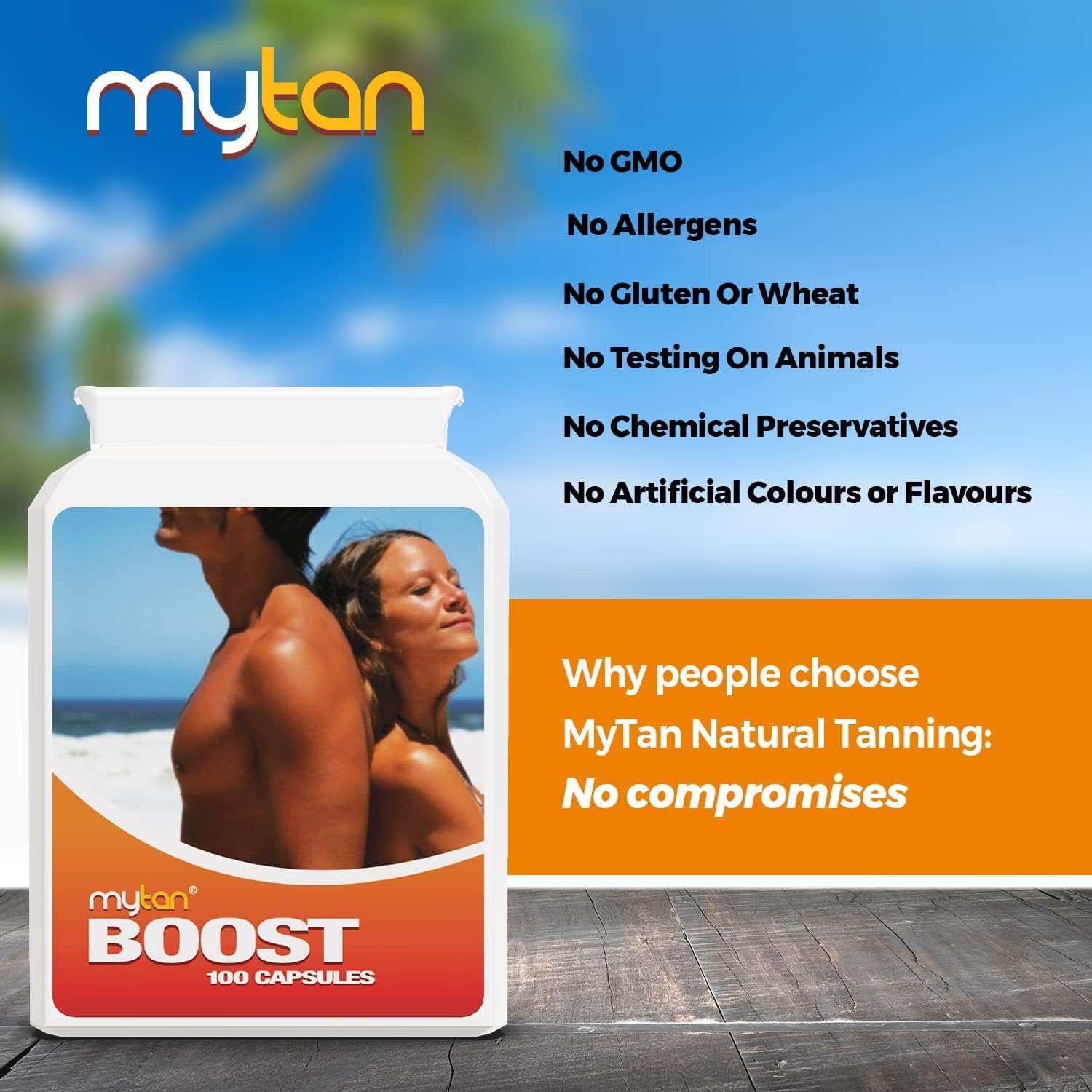 MyTan Ultimate Tanning Pack | Bronze & Boost Tanning Pills | Worldclass Sun Tan Pills | Tan Faster, Darker, Longer