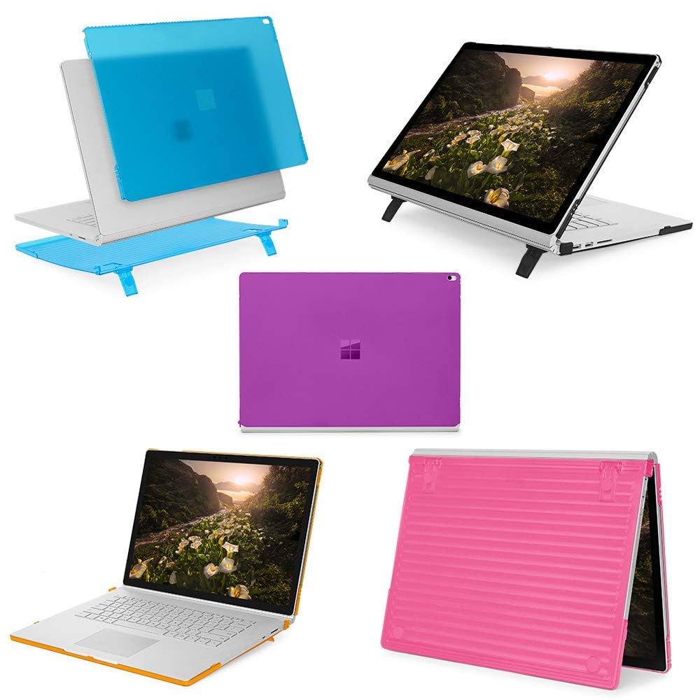mCover Case Compatible for 2016~2022 13.5" Microsoft Surface Book 1/2 / 3 with Detachable Tablet Display ONLY (NOT Fitting Cheaper Surface Laptop Models) - Black