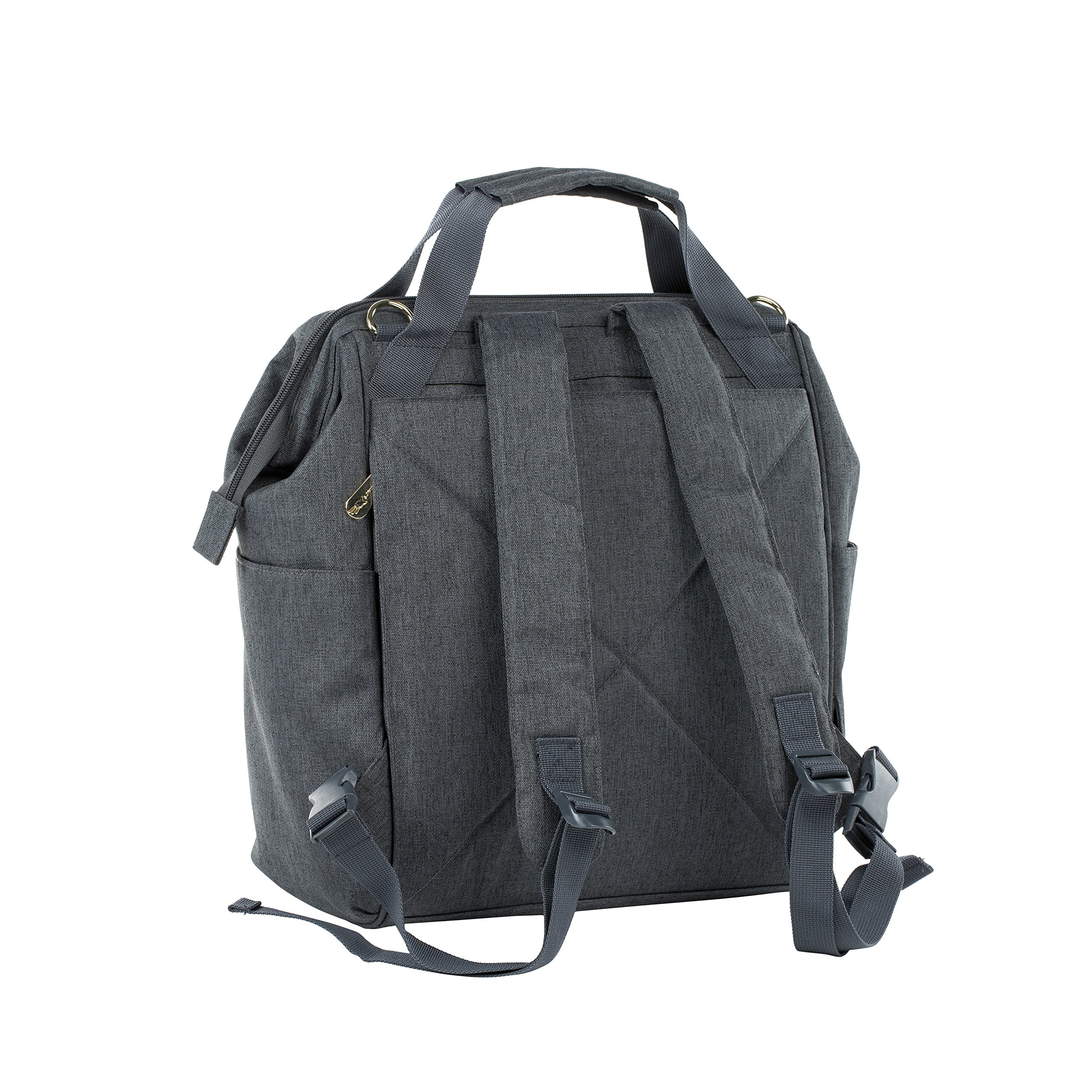 Lässig Goldie Glam Diaper Bag -Travel Backpack- Multi-Functional and Lightweight for Both Baby and Kids Care-Stylish and Durable - Anthracite