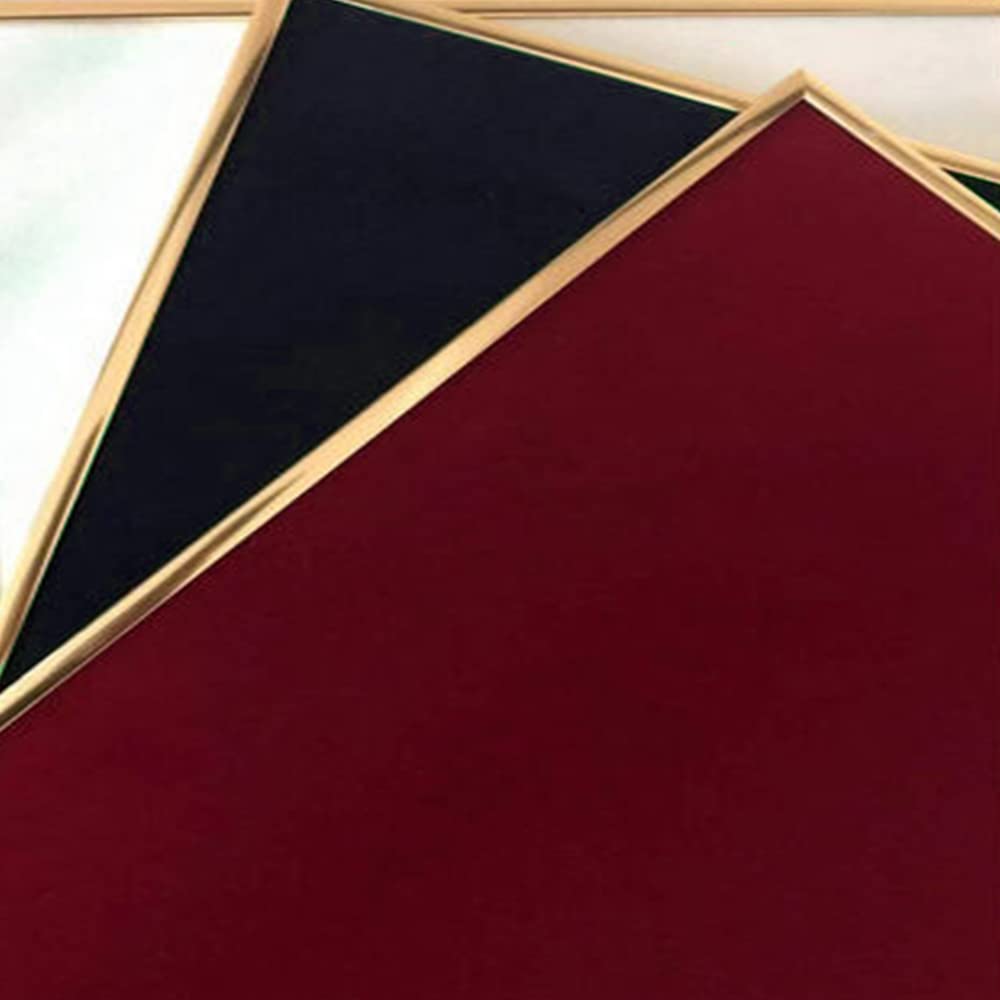 Self Adhesive Velvet Fabric StickyFelt Sheets ,Jewelry, Drawer Liners Craft Fabric Peel and Stick Paper 17.78 x 199.78 cm(Red)