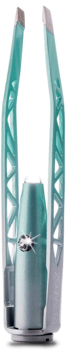 LaTweez - Emerald Ombre Illuminating Tweezer + Diamond Dust
