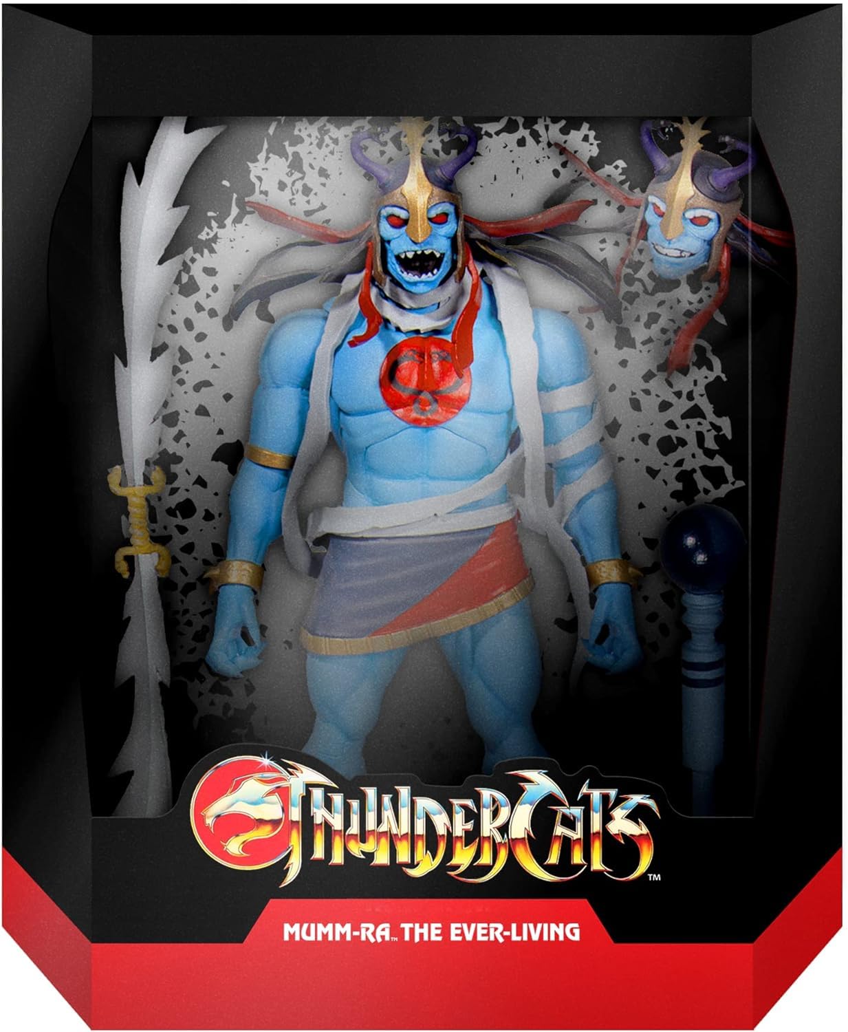 Super7 ULTIMATES! Thundercats Mumm-Ra The Ever-Living and Ma-Mutt - 8" Thundercats Action Figure with Accessories Classic Cartoon Collectibles and Retro Toys