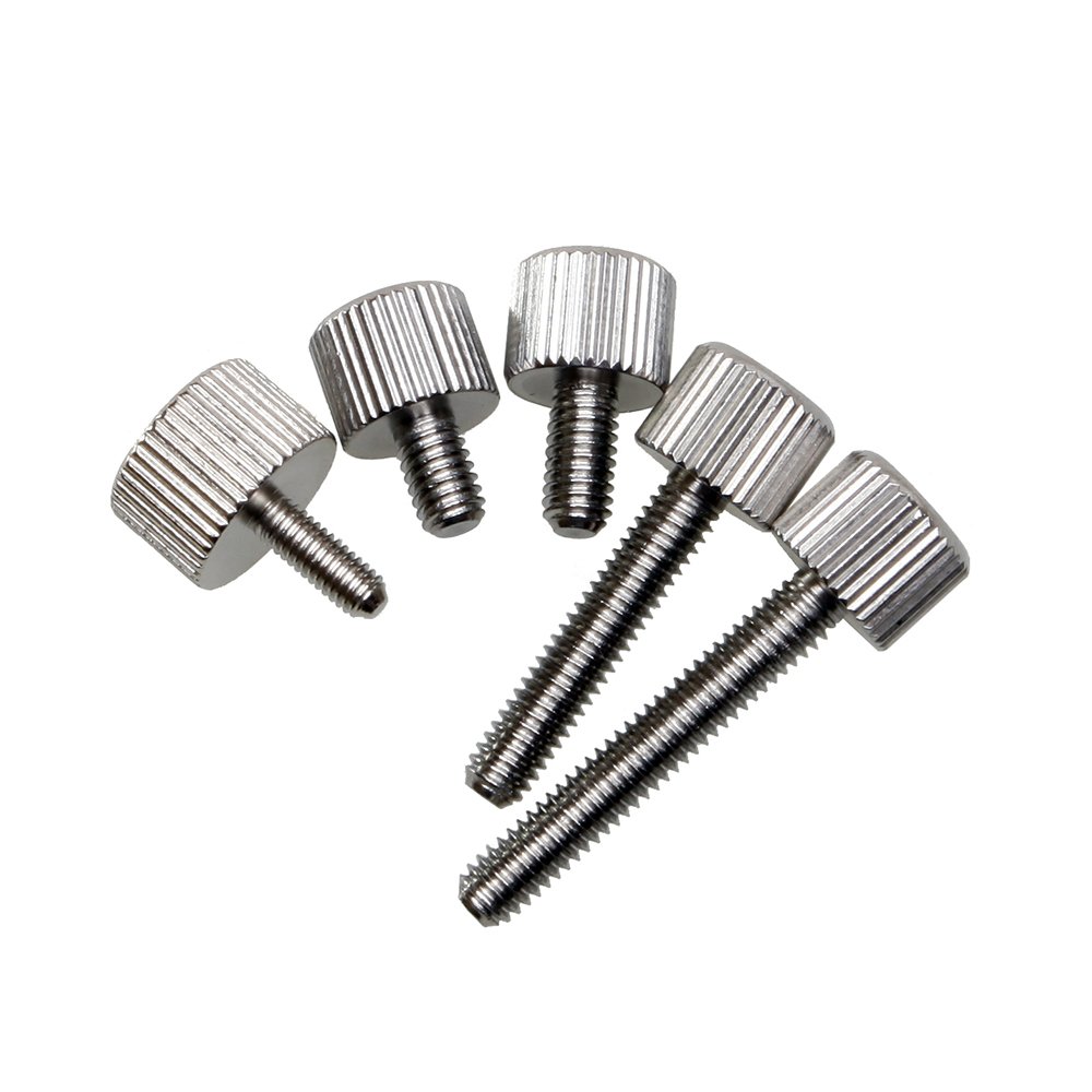 M3 x 10mm Thumb Screws Plain Type Metric (Thread Dia. 3.0mm) Knurled Head,10 Piece