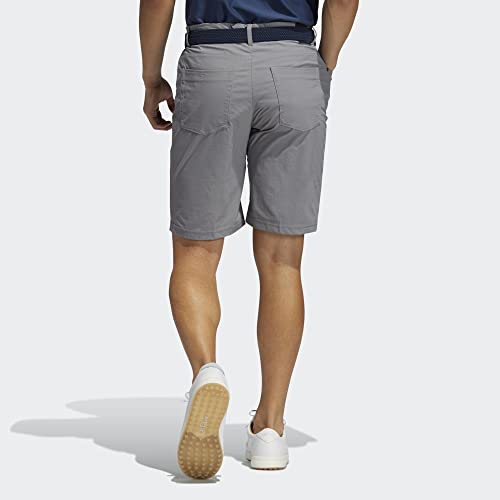 adidas Golf Men's Go-to 5-Pocket Primegreen Golf Short, Gray, 30"