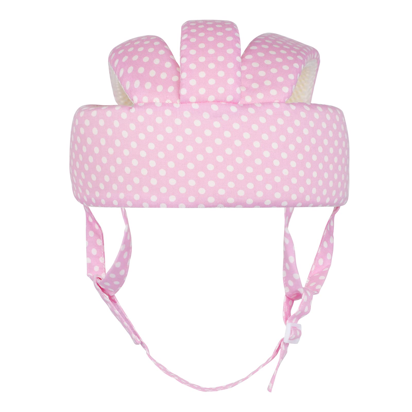 Baby Toddler Walking Helmet Head Protector Baby Helmet for Crawling Walking Toddler Anti-Collision Helmet Head Cushion Hat Breathable Soft Cushion Safety Helmet Adjustable Protective Cap