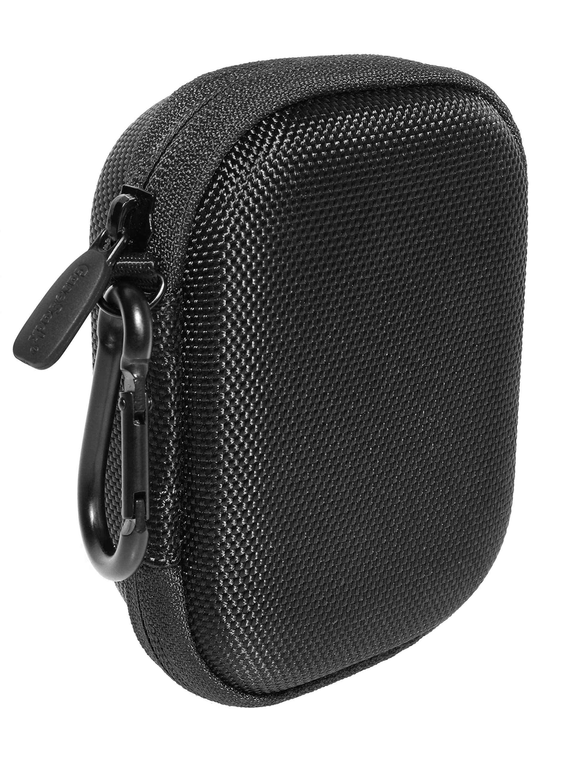 Alltravel case for External Solid State Drive Samsung T7 Touch, T5, T3 Portable 250GB 500GB 1TB 2TB SSD USB 3.0 External Solid State Drives, Strong Compact Light Weight case, Mesh Pocket (Black)