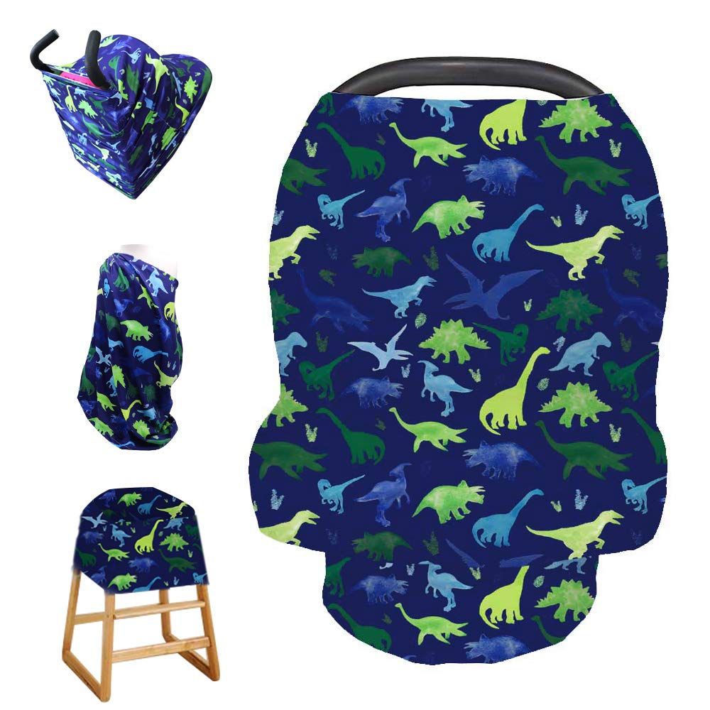 Baby Car Seat Cover, Multi- use Nursing Cover for Breastfeeding and Baby Stroller Bunting Bag