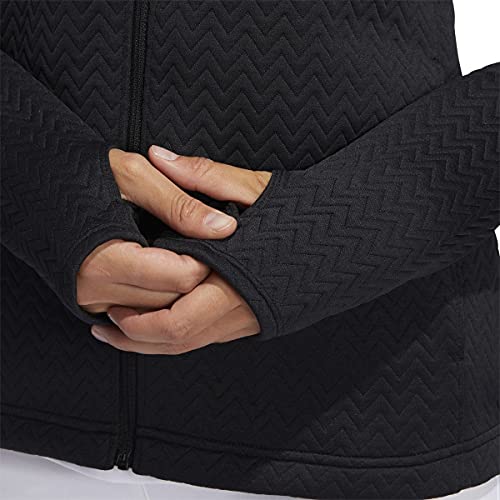 adidas Golf Textured Layer Jacket, Black, Small