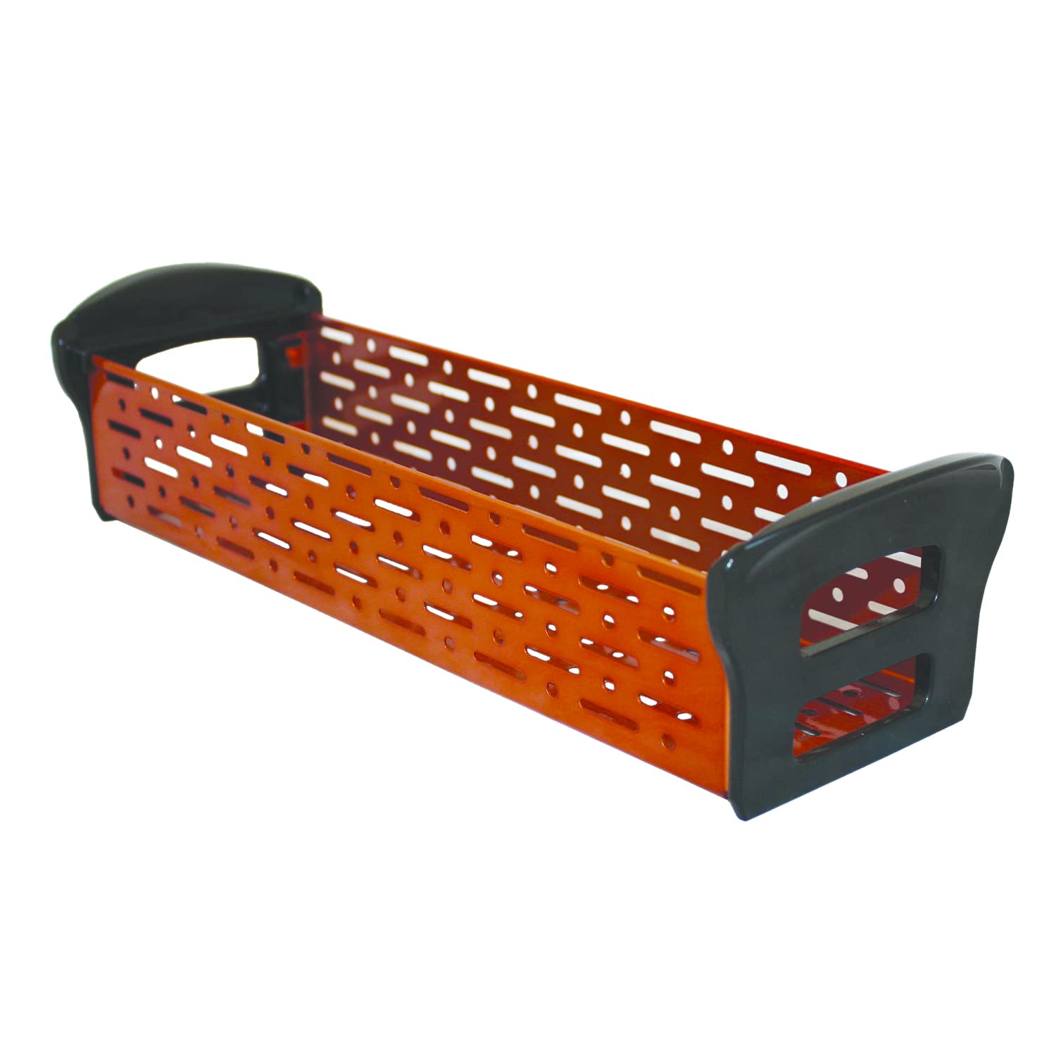 Service Ideas SRC4CP Syrup Caddy, Basket, 12.75", Black and Copper