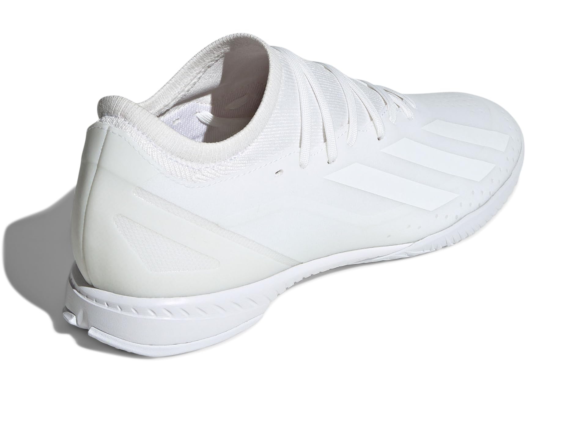 adidas Unisex X Crazyfast.3 Indoor Sneaker, White/White/White, 10.5 US Men