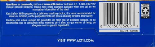 ACT II Xtreme Butter Popcorn, 2.75 Oz, 6 Ct