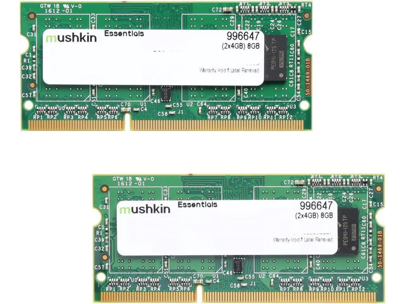 Mushkin Essentials – DDR3 Laptop DRAM – 8GB Memory Single SODIMM – DDR3L-1600MHz (PC3L-12800) CL-11 – 204-pin 1.35LV Notebook RAM – Low-Voltage – (992038)