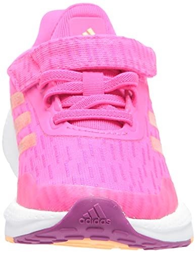adidas Unisex-Child EQ21 Running Shoe, Shock Pink/Acid Orange/Sonic Fuchsia (Elastic), 3