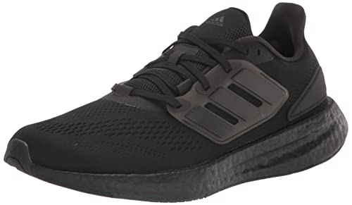 adidas Women's Pureboost 22 Running Shoe, Black/Black/Carbon, 8