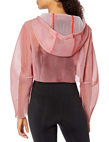 Alo Yoga Women's Mode Jacket, Cherry Pop Dove Grey, Small