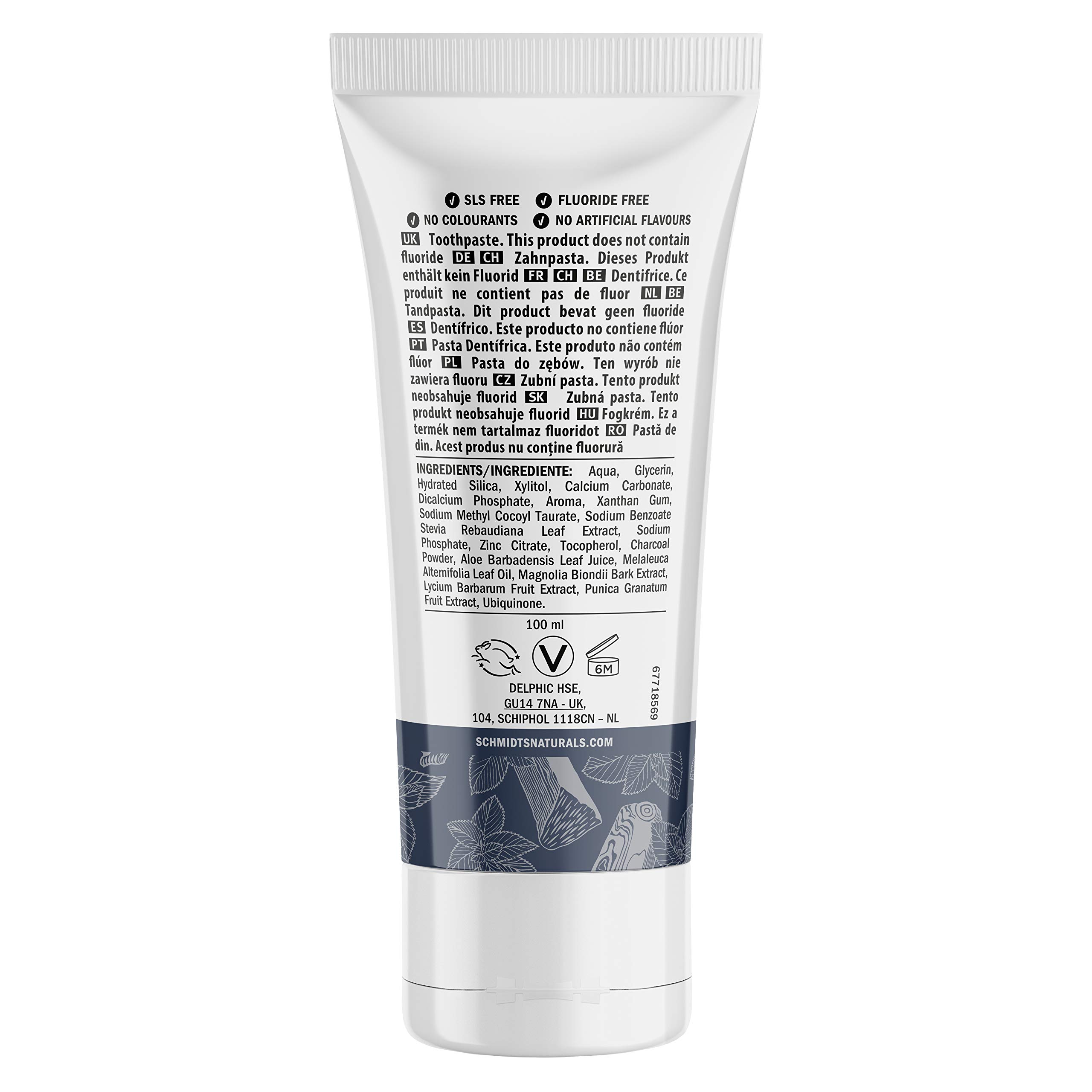 Schmidt's Wondermint Tooth+Mouth Paste 133g, 4.7 Ounce