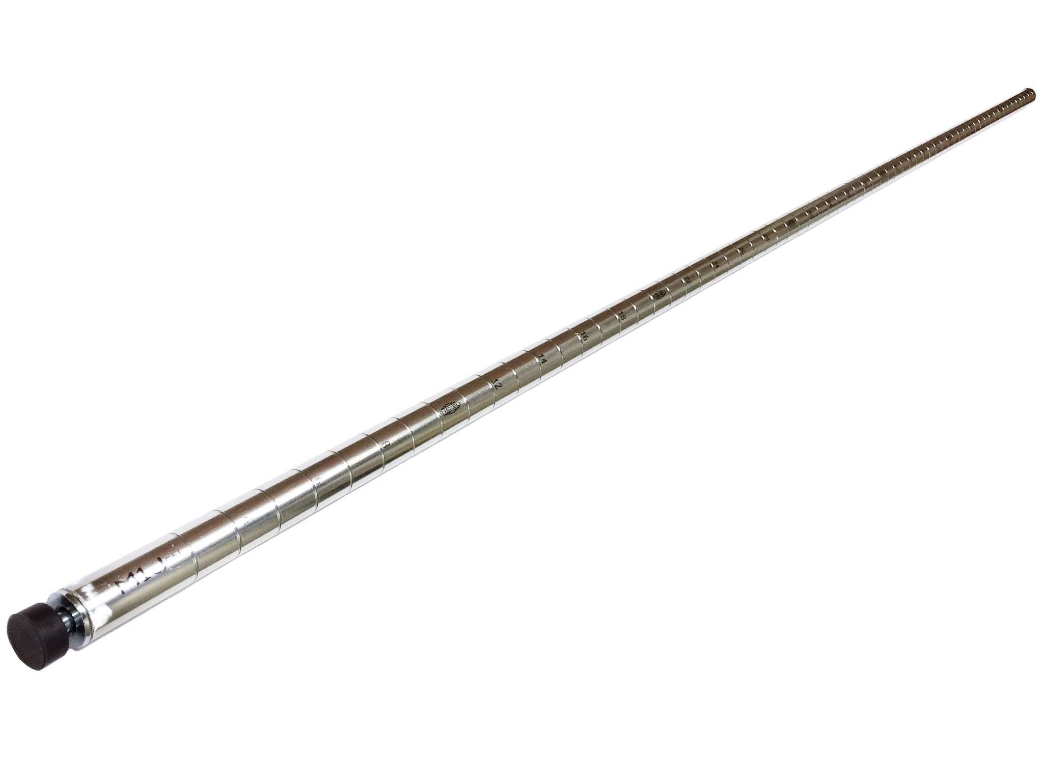 Nexel Post for Wire Shelving, Clear Epoxy Finish, 34" H