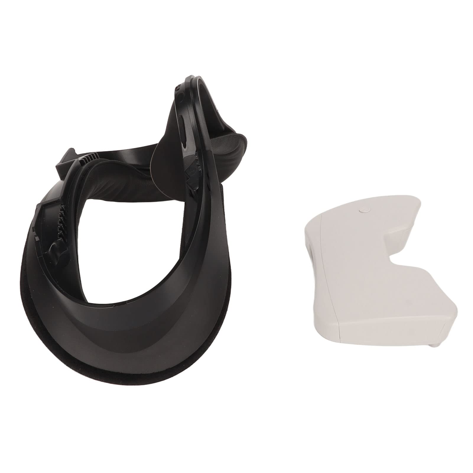 Active Air Circulation Facial Interface, Type C Interface Replace Silicone Face Pad 4400mAh Capacity Battery Active Ventilation System PU Leather for Quest 2 (PU Leather)