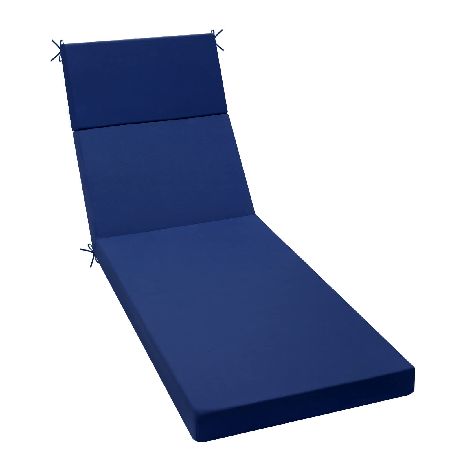 idee-home Chaise Lounge Cushions Outdoor, Lounge Chair Cushion 80in.L x 26in.W x 3in.D Patio Cushions for Outdoor Furniture Waterproof for Lawn Pool