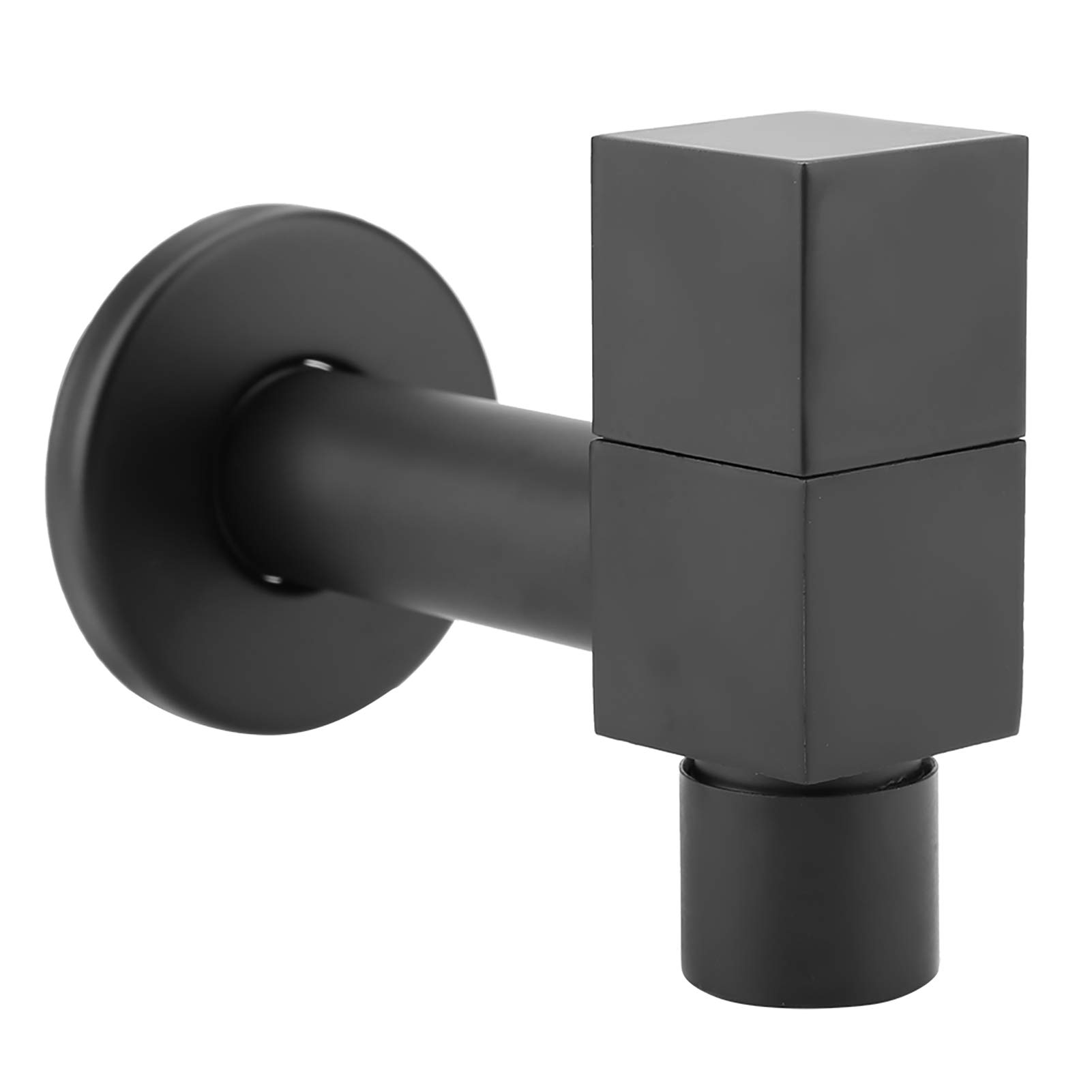 Joyzan Wall Mounted Cold Water Faucet, Single Handle Mop Pool Pond Basin Water Tap Copper Bathroom Washing Machine Lavatory Sink Mount Laundry Washbasin Garden Thread Kitchen Tub Balcony