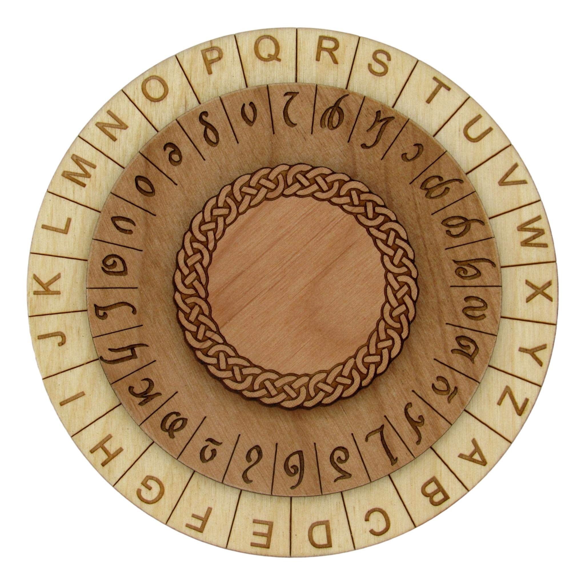 Elves Cipher Wheel - Acessory for Fantasy Table Top RPGs, Board Games, and Dungeon Masters