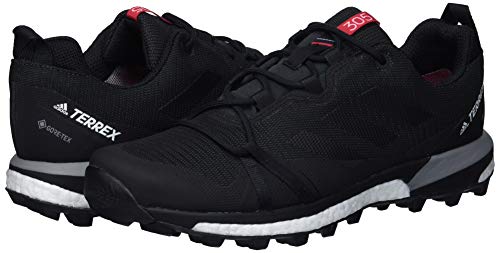 adidas Women's Terrex Skychaser Light Gortex Hiking Boot, Carbon/Black/Pink, 11 M US