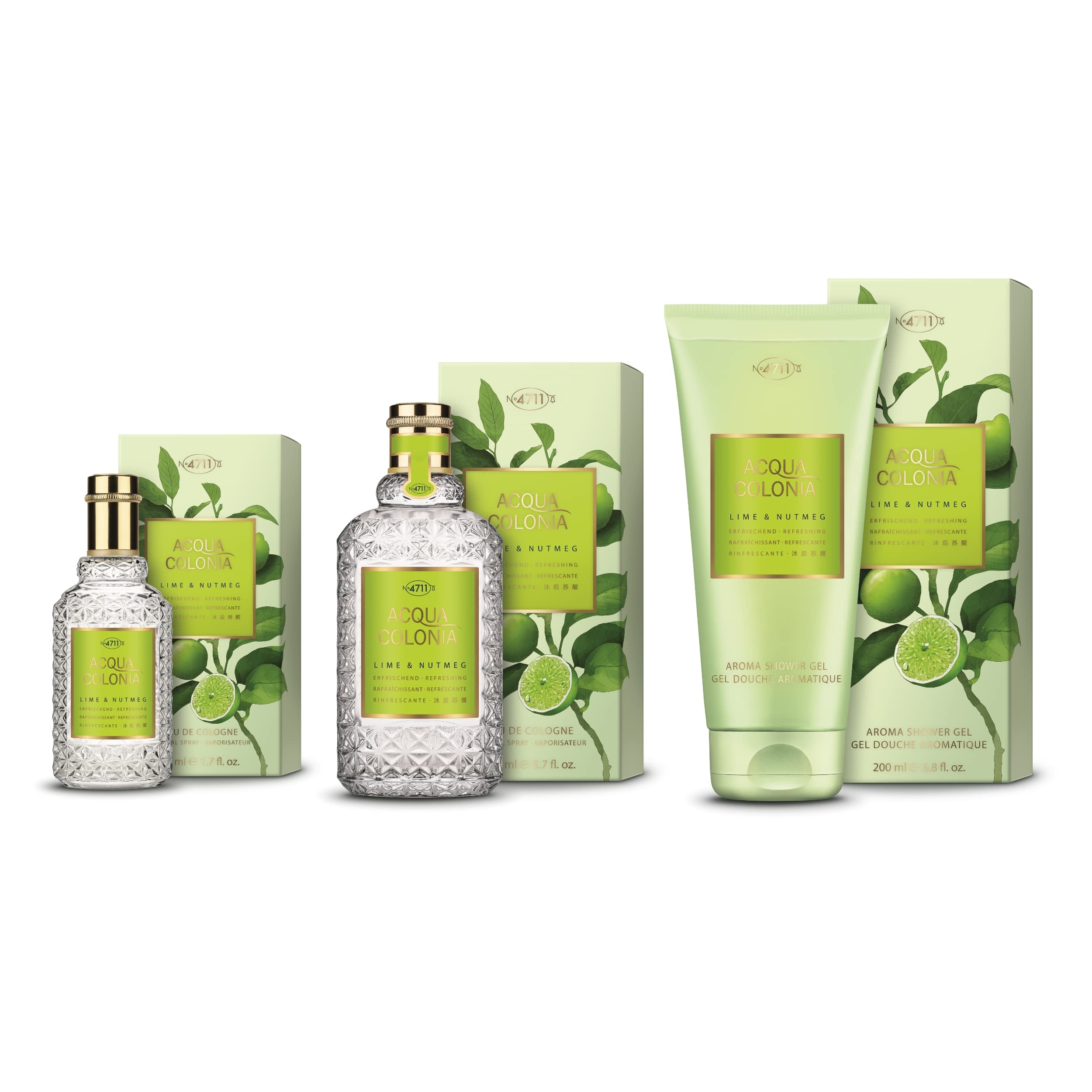 mainspring america inc dba direct cosmetics 4711 Acqua Colonia Lime and Nutmeg by Muelhens for Unisex - 5.7 oz EDC Spray
