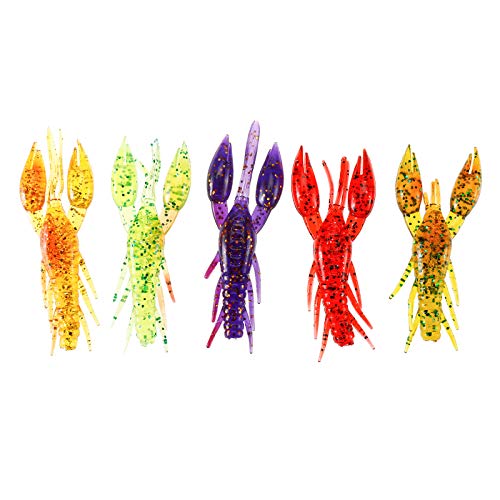 Amarine Made 102PCS Lifelike Soft Plastic Fishing Lures Fishing Bait Set with Tackle Box for Bass Trout Slow Sinking Bionic Swimming Lures Including Paddle Tail Swimbaits Curved Tail Grubs