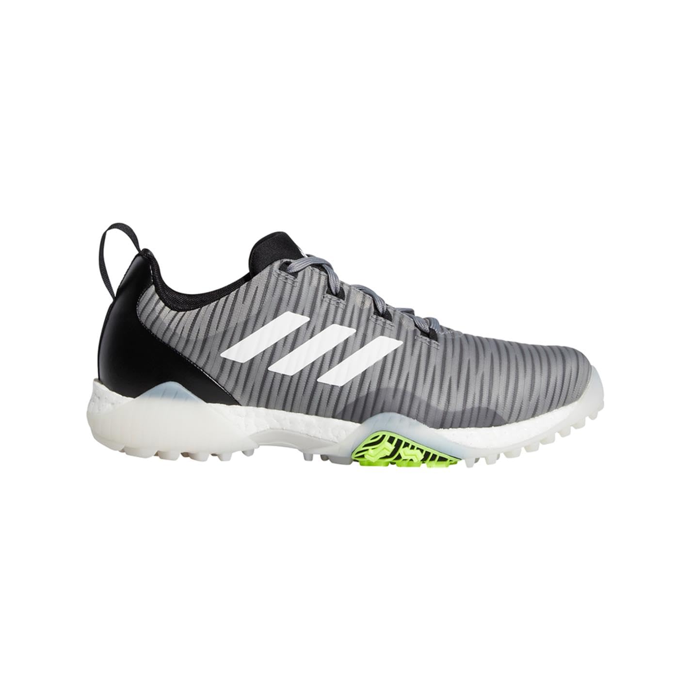 adidas Men's CODECHAOS Golf Shoe, Grey Three/Signal Green/Glory Blue, 11.5 Medium US