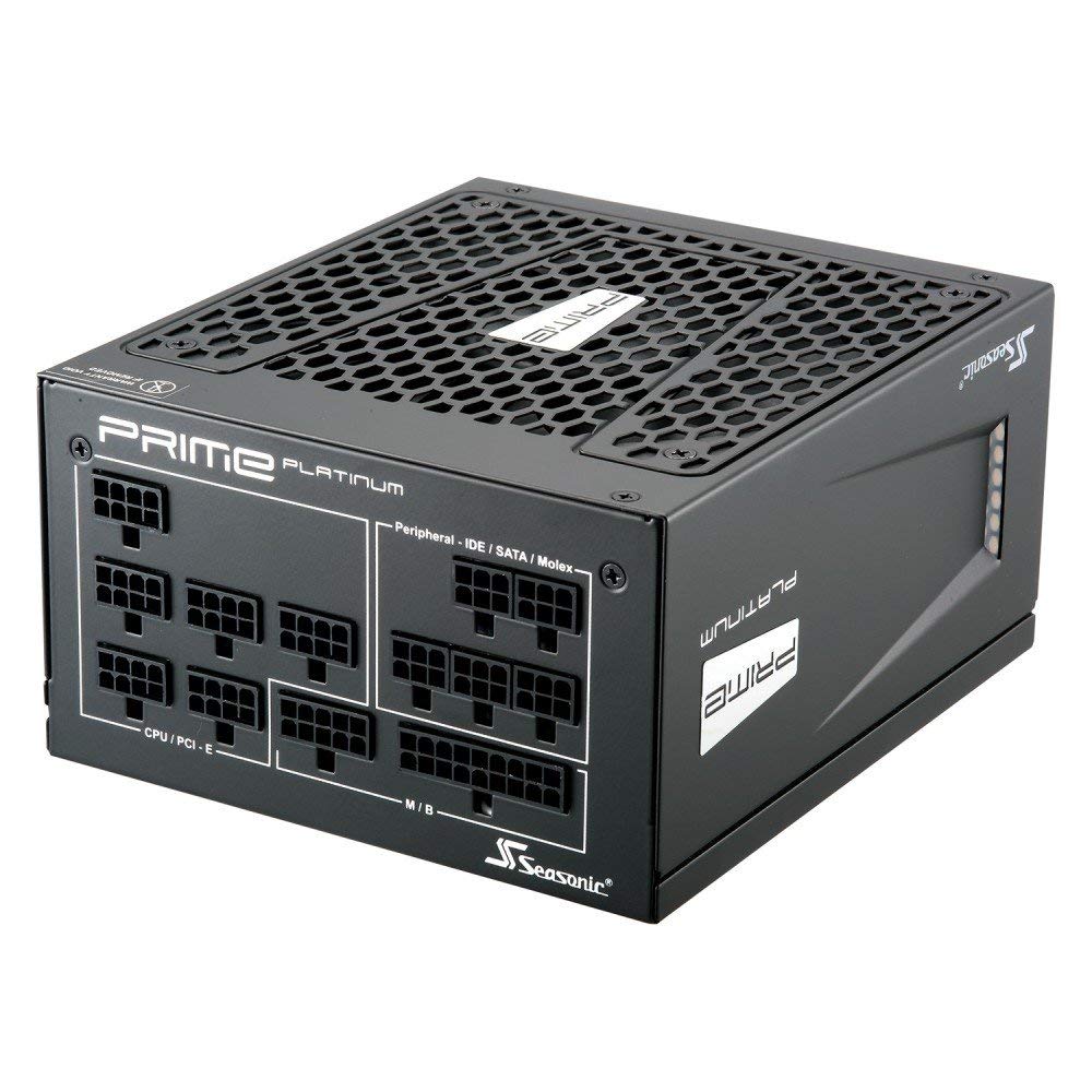 Seasonic PRIME 1300 Platinum SSR-1300PD 1300W 80+ Platinum ATX12V & EPS12V Full Modular 135mm FDB Fan Power On Self Tester Power Supply